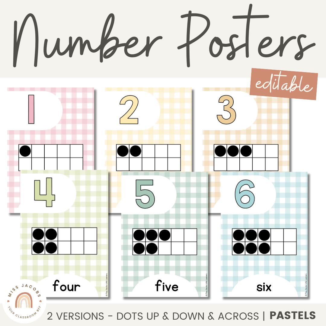 Daisy Gingham Pastels Theme - Miss Jacobs Little Learners Page 2 - Miss ...