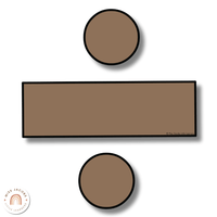 Ombre Neutrals Large Math Symbols