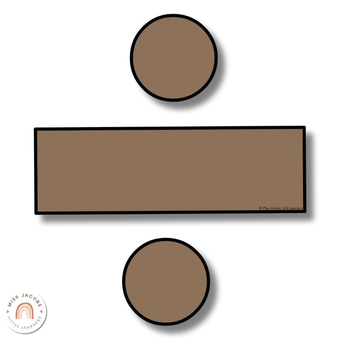 Ombre Neutrals Large Math Symbols