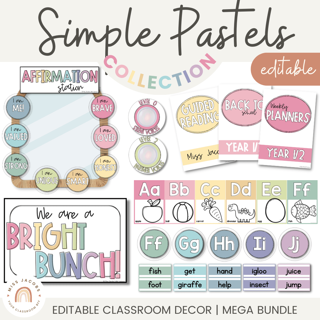 Spotty Pastels Classroom Theme - Miss Jacobs Little Learners - Miss ...