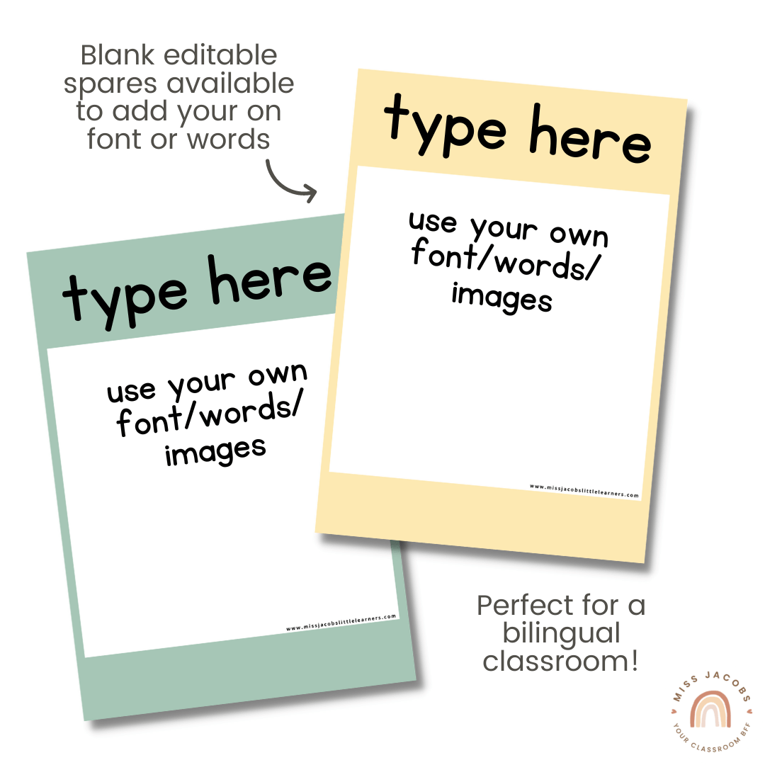 Phonics Posters | PASTELS - Default Title - Miss Jacobs Little Learners