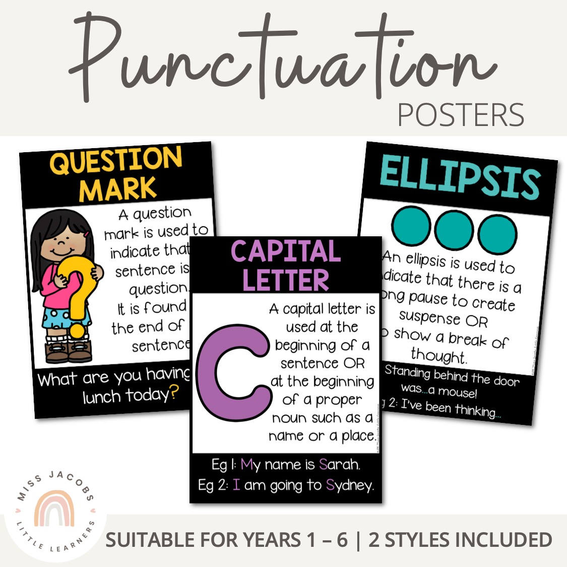 Punctuation Posters