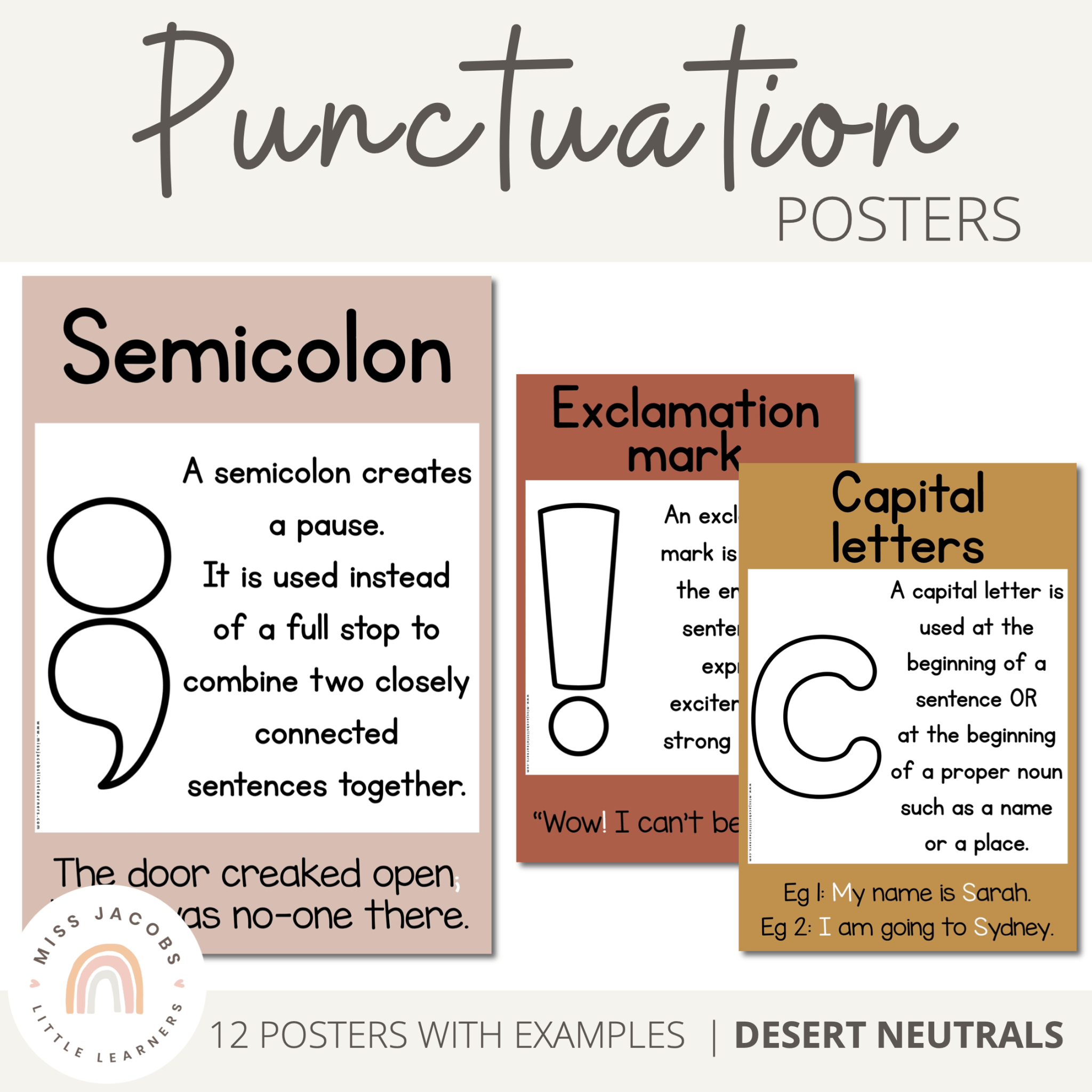 Punctuation - Miss Jacobs Little Learners
