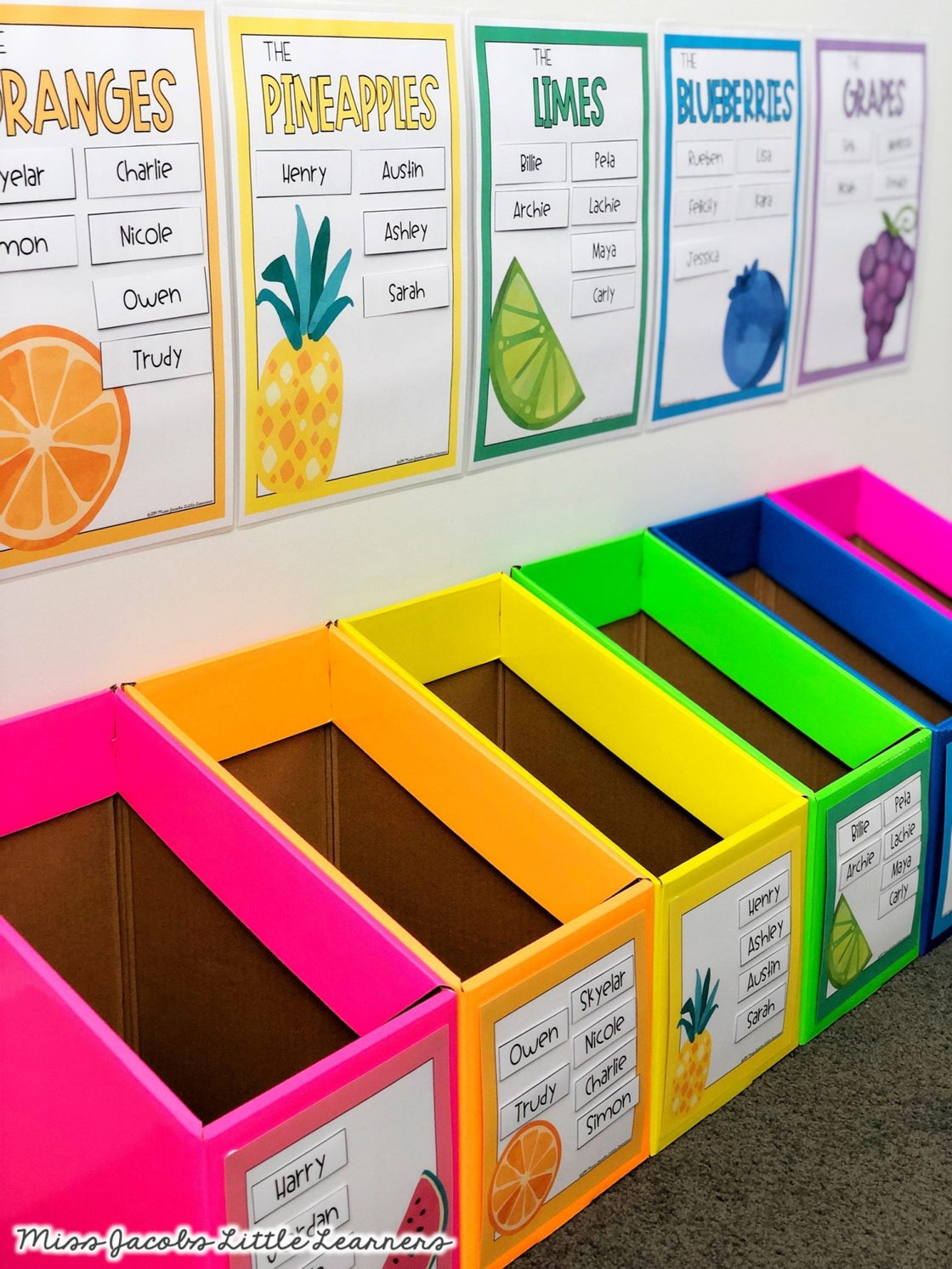 Reading Groups - Posters & Labels | Tropical Fruits