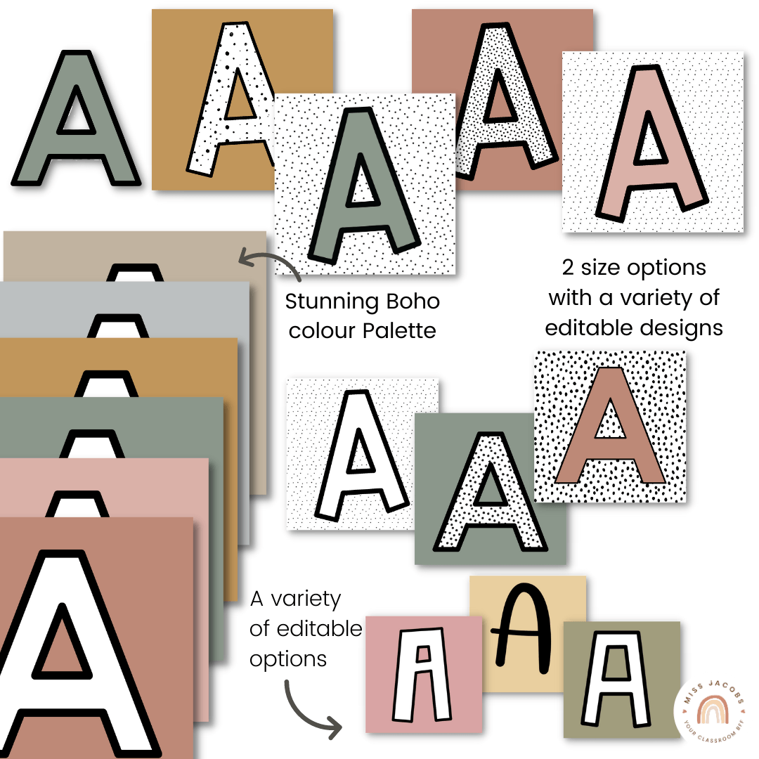 Simply Boho Classroom Collection - Miss Jacobs Little Learners - Miss ...