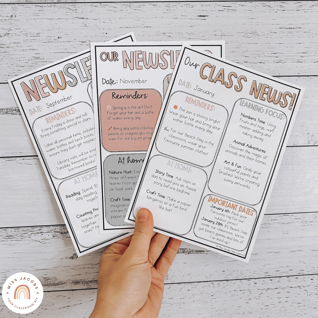 Simply Boho Classroom Decor - Boho Neutrals Theme - Miss Jacobs