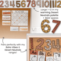 Skip Counting Large Number Display | DESERT NEUTRALS | Boho Vibes Clas ...