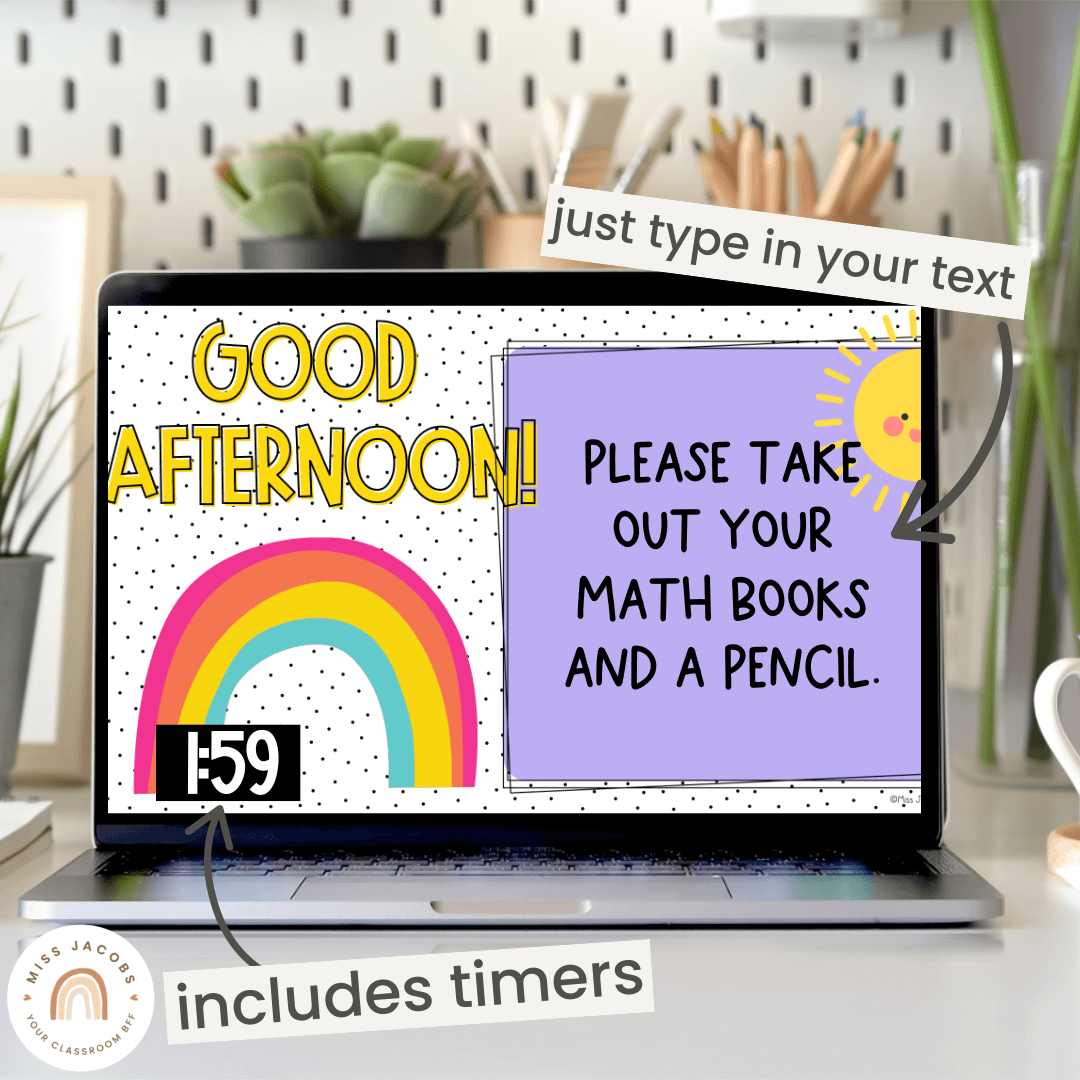 Slides Templates - Google & PowerPoint - Spotty Bright Theme - MJLL