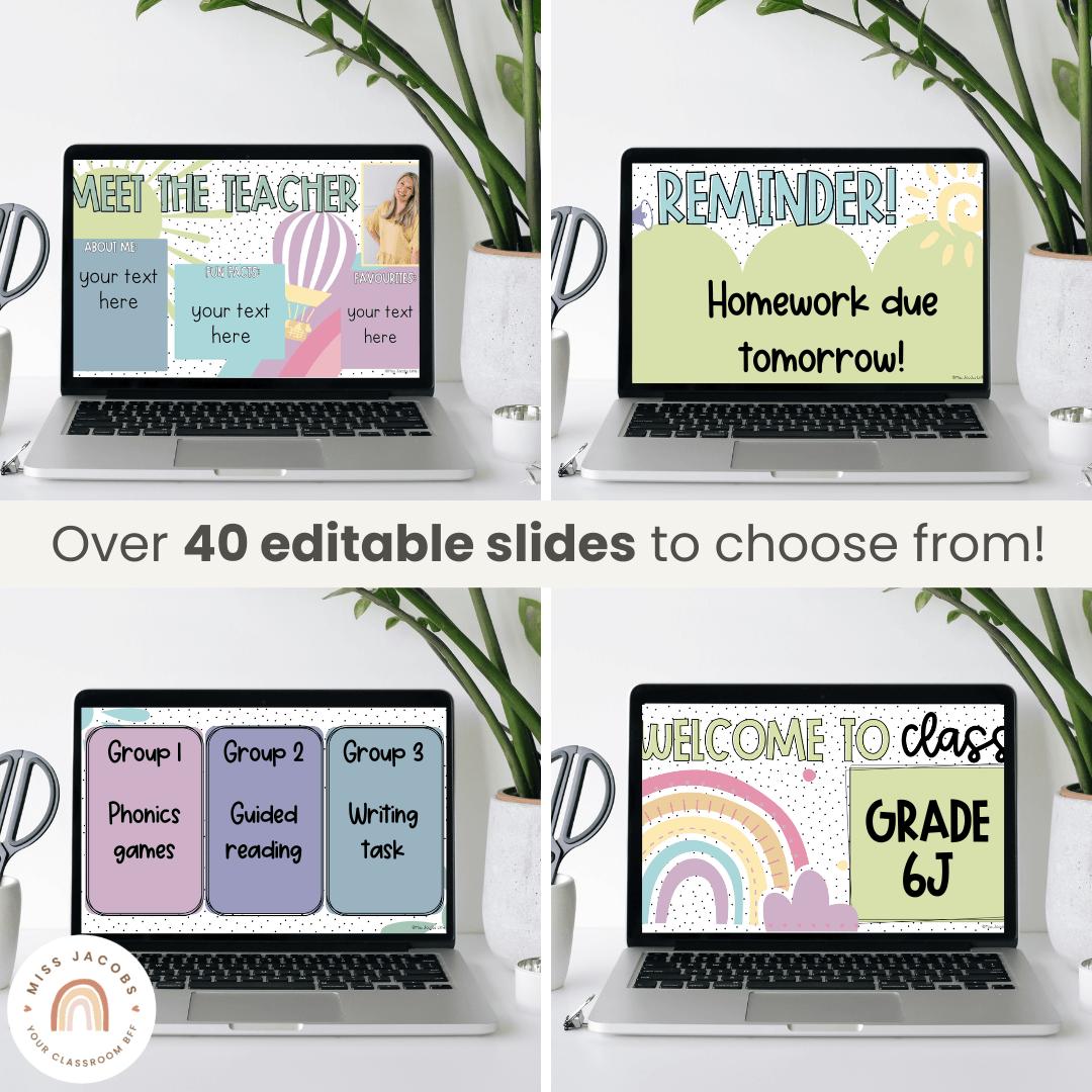 Simply Pastel Classroom Collection - Miss Jacobs Little Learners - Miss ...