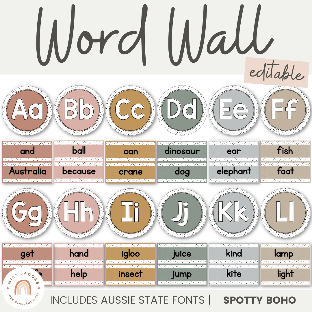 Word Walls - Miss Jacobs Little Learners