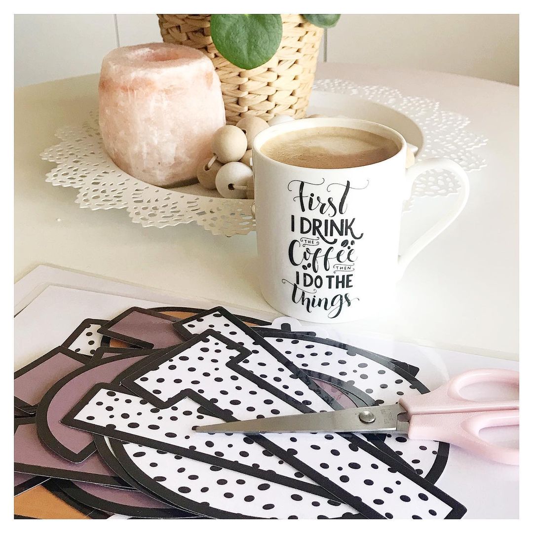 Bulletin Board Letters - Spotty Boho Classroom Decor