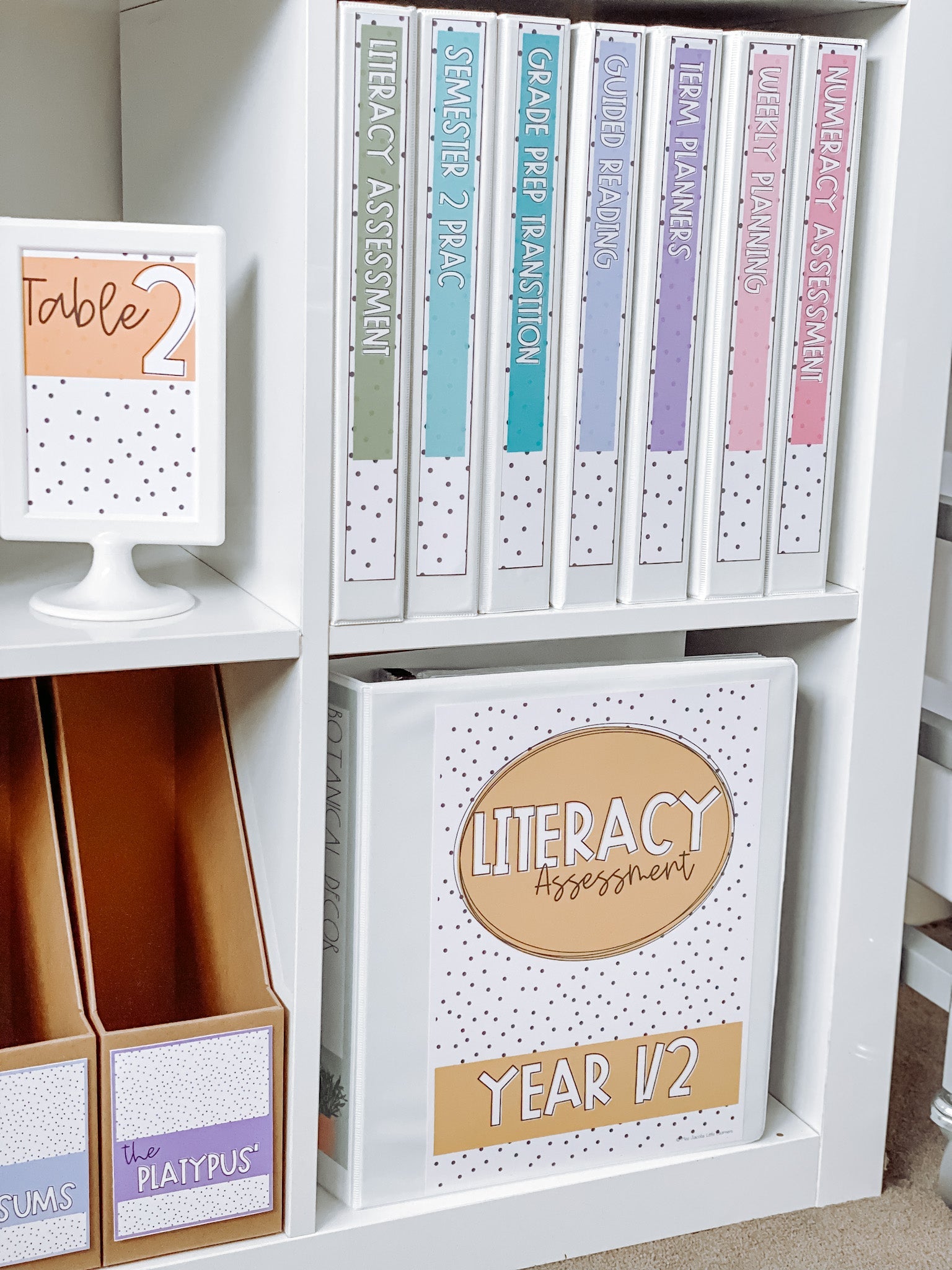 Binder Covers and Spine Labels - Spotty Bright Theme - MJLL - Default Title