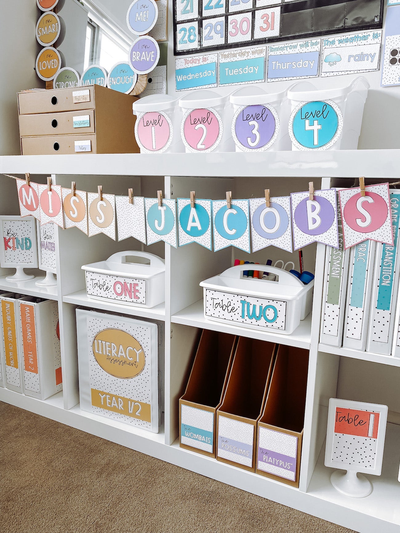 Bunting & Banners - Bulletin Board Letters - Spotty Bright - MJLL