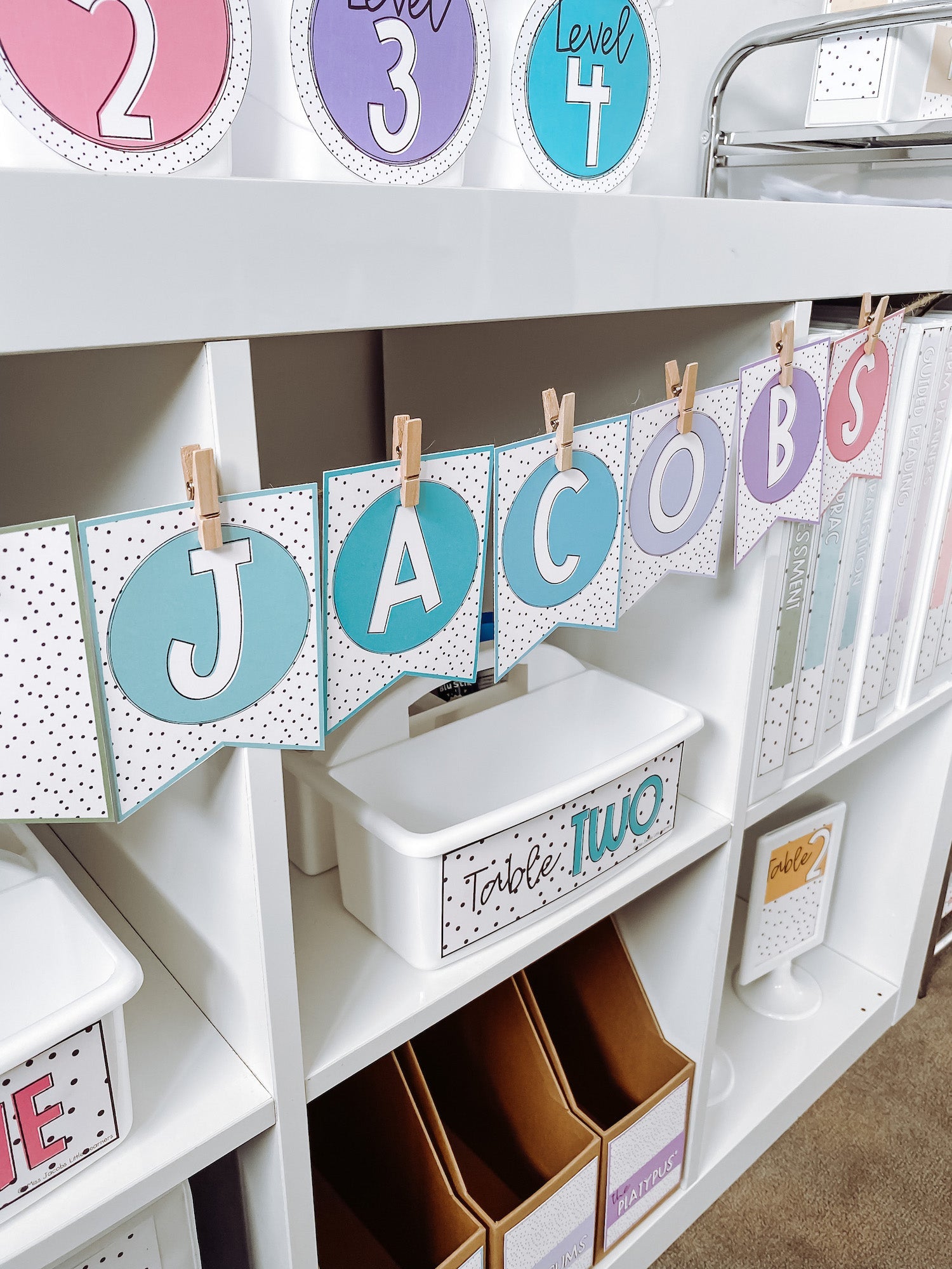 Bunting & Banners - Bulletin Board Letters - Spotty Bright - MJLL