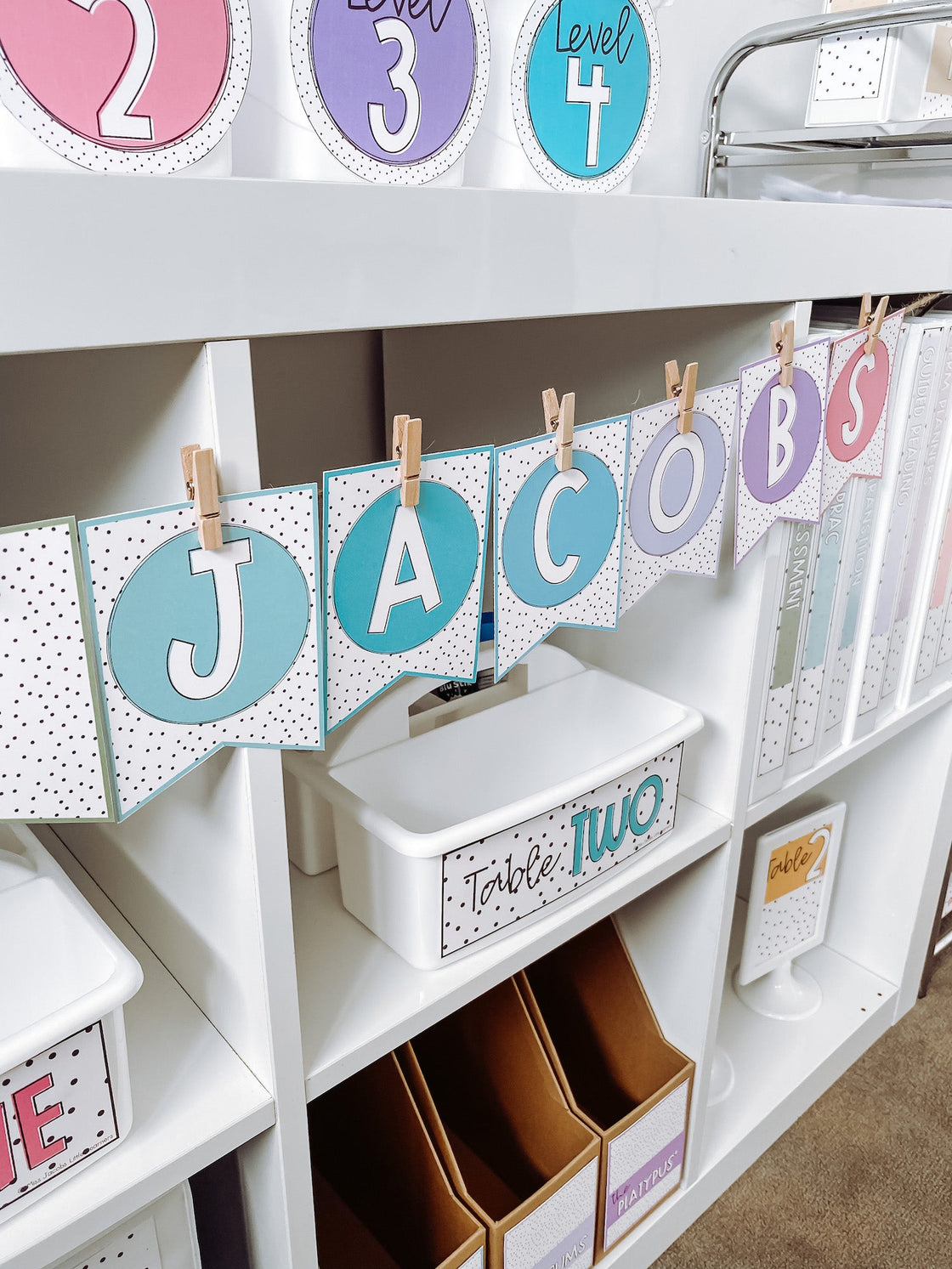 Bunting & Banners - Bulletin Board Letters - Spotty Bright - MJLL