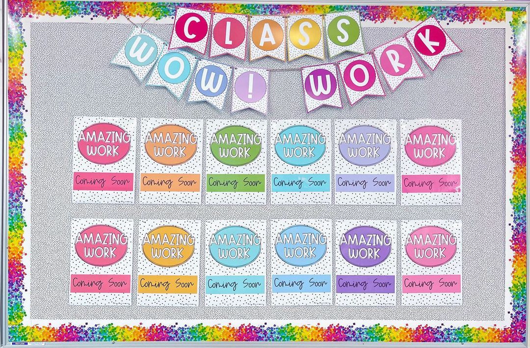 Bunting & Banners - Bulletin Board Letters - Spotty Bright - MJLL