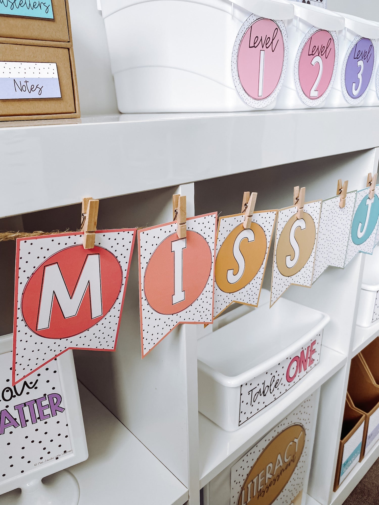 Bunting & Banners - Bulletin Board Letters - Spotty Bright - MJLL ...