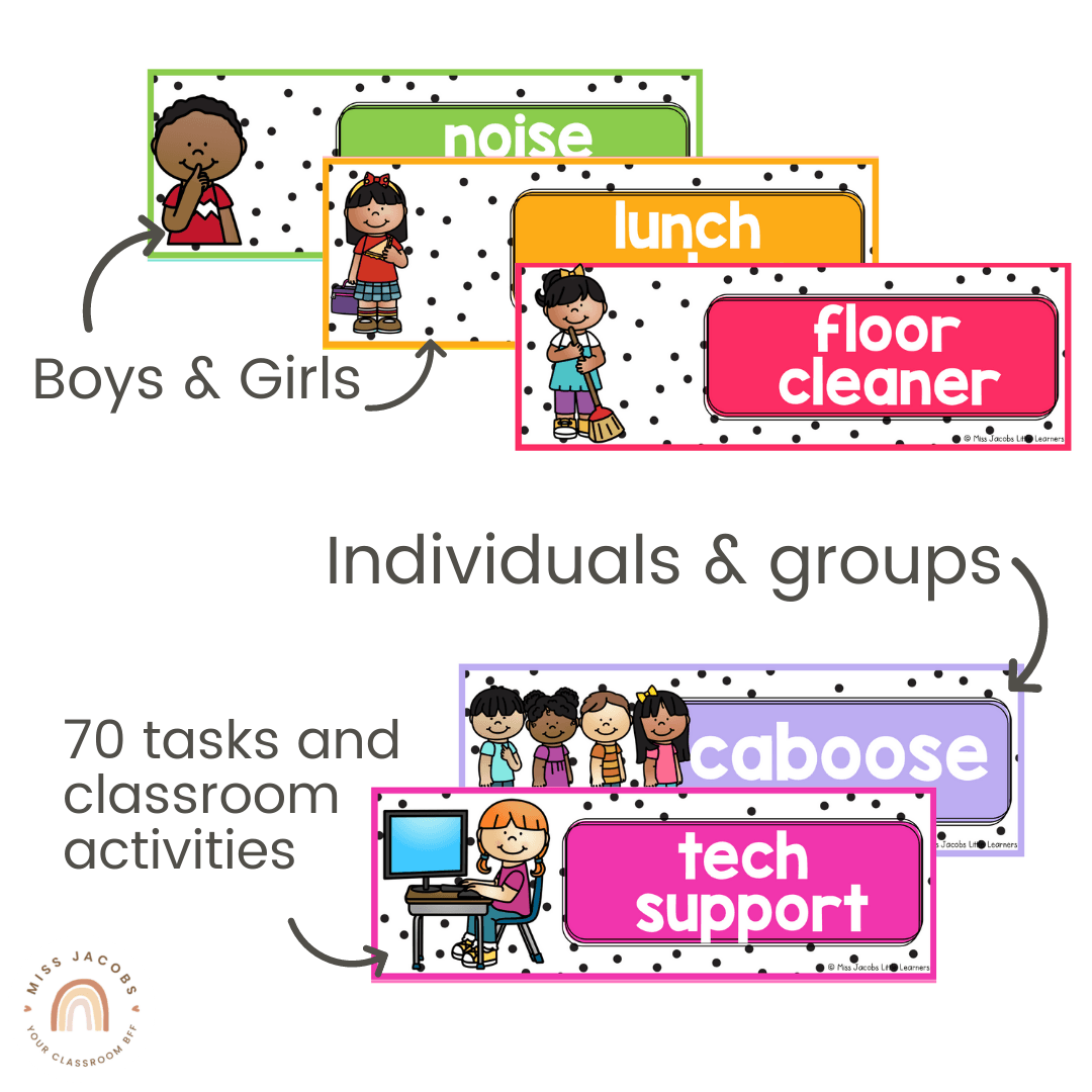 Classroom Jobs for Students - Miss Jacobs Little Learners - Miss Jacobs ...