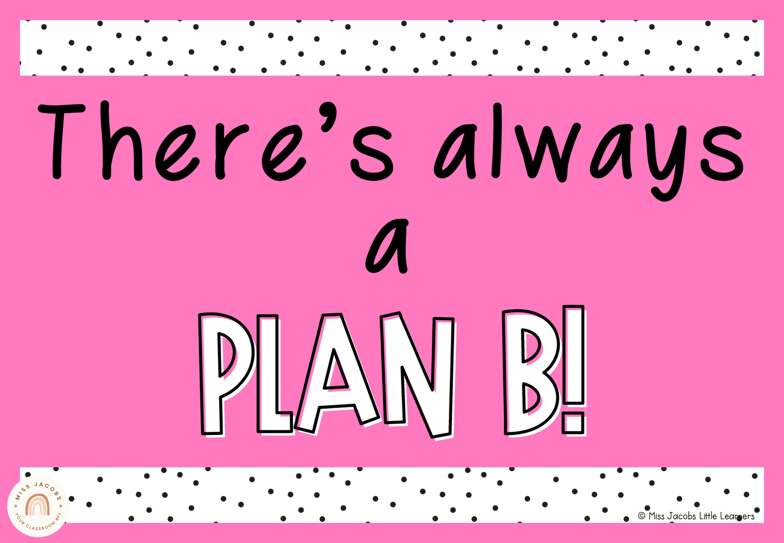 Spotty Brights Themed Growth Mindset Posters | Rainbow Color Palette ...