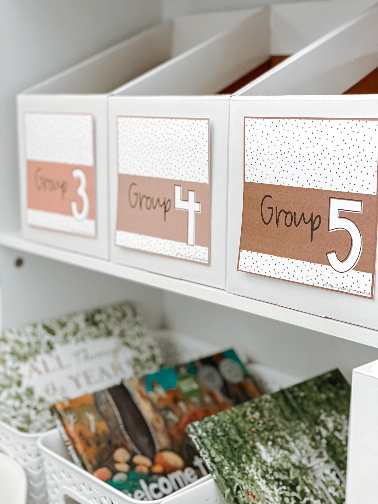 Spotty Neutrals Reading Groups Organizers | Ombre Neutrals Guided Read