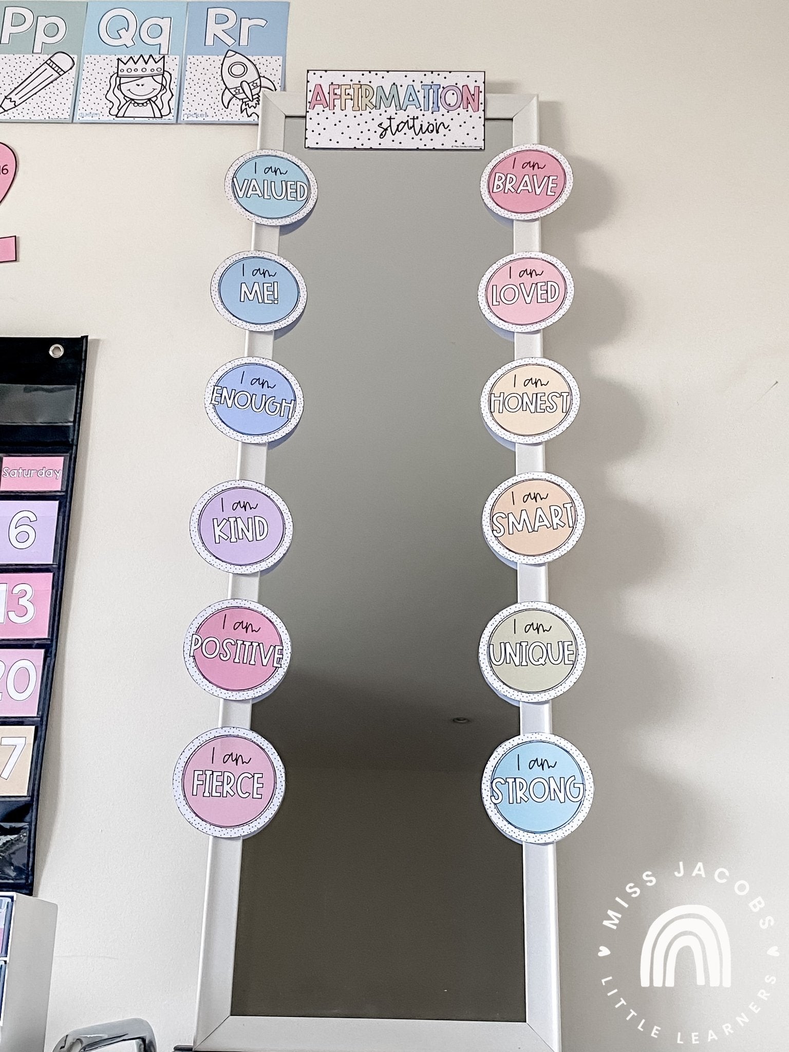 Spotty Pastels Classroom Theme - Miss Jacobs Little Learners - Miss ...