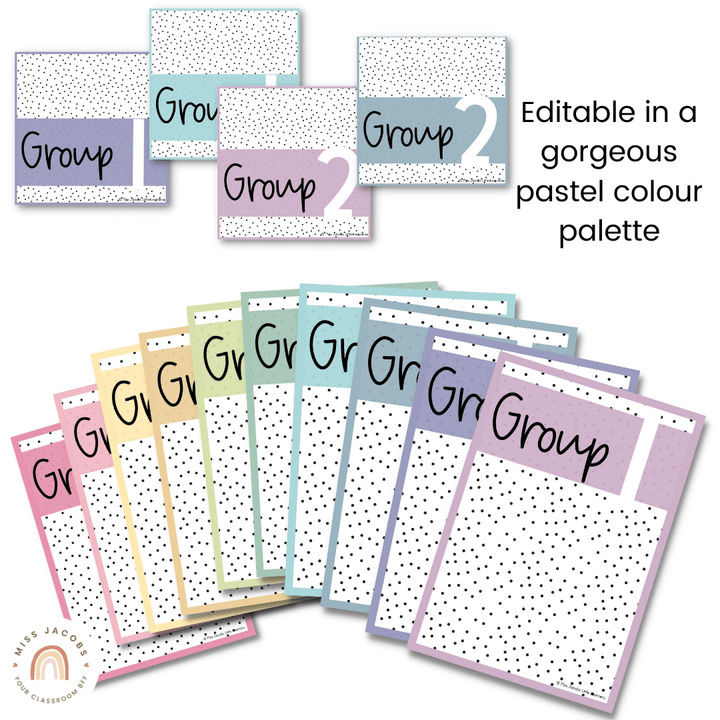 Spotty Pastels Classroom Theme - Miss Jacobs Little Learners