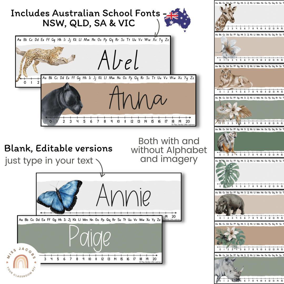 Modern Jungle Classroom Theme Page 2 - Miss Jacobs Little Learners