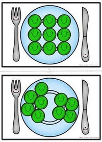 Subitizing Game | Peas on a Plate – Miss Jacobs Little Learners