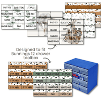 Teacher Toolbox Labels - Modern Jungle Classroom Decor