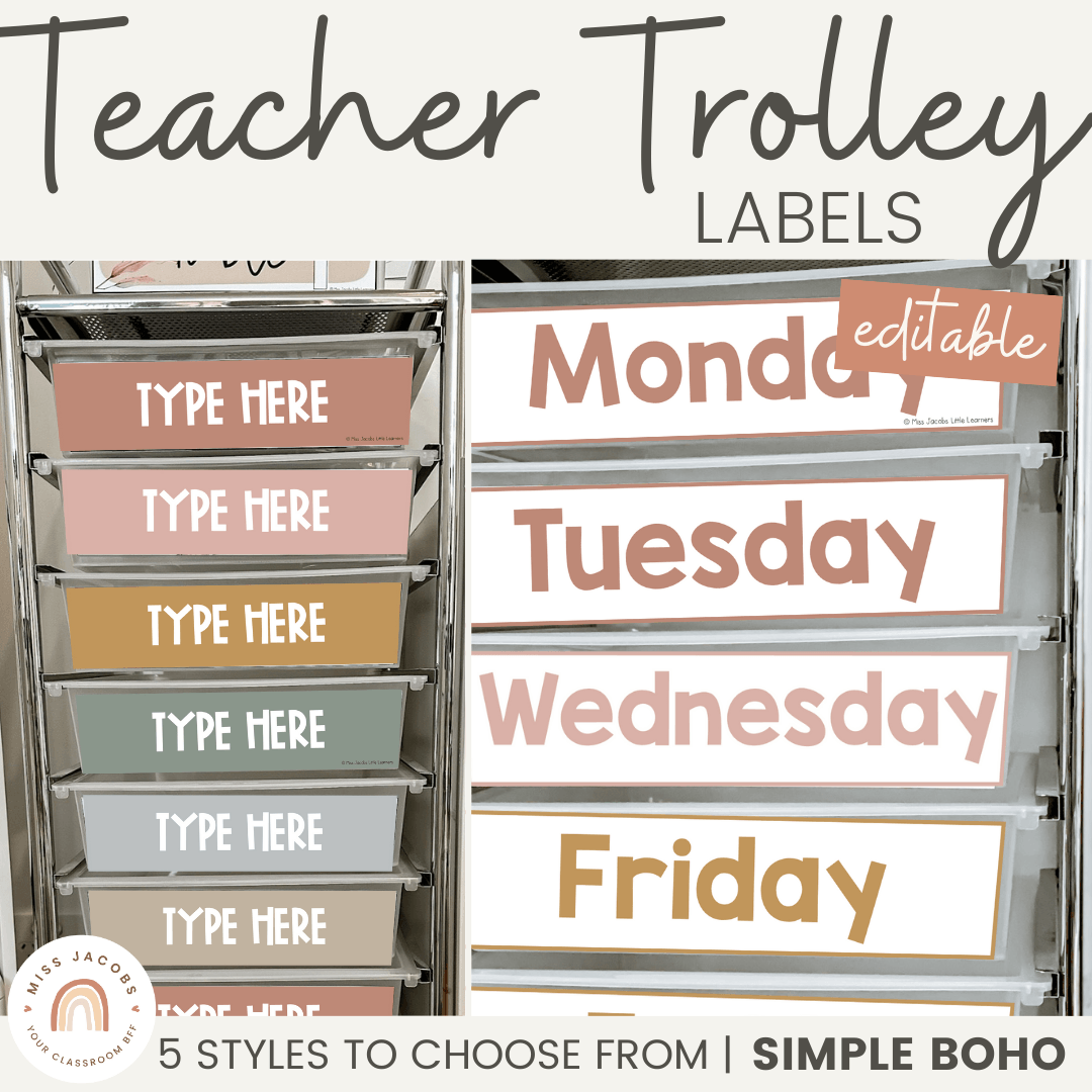Simple Boho Classroom Theme - Miss Jacobs Little Learners - Miss Jacobs ...