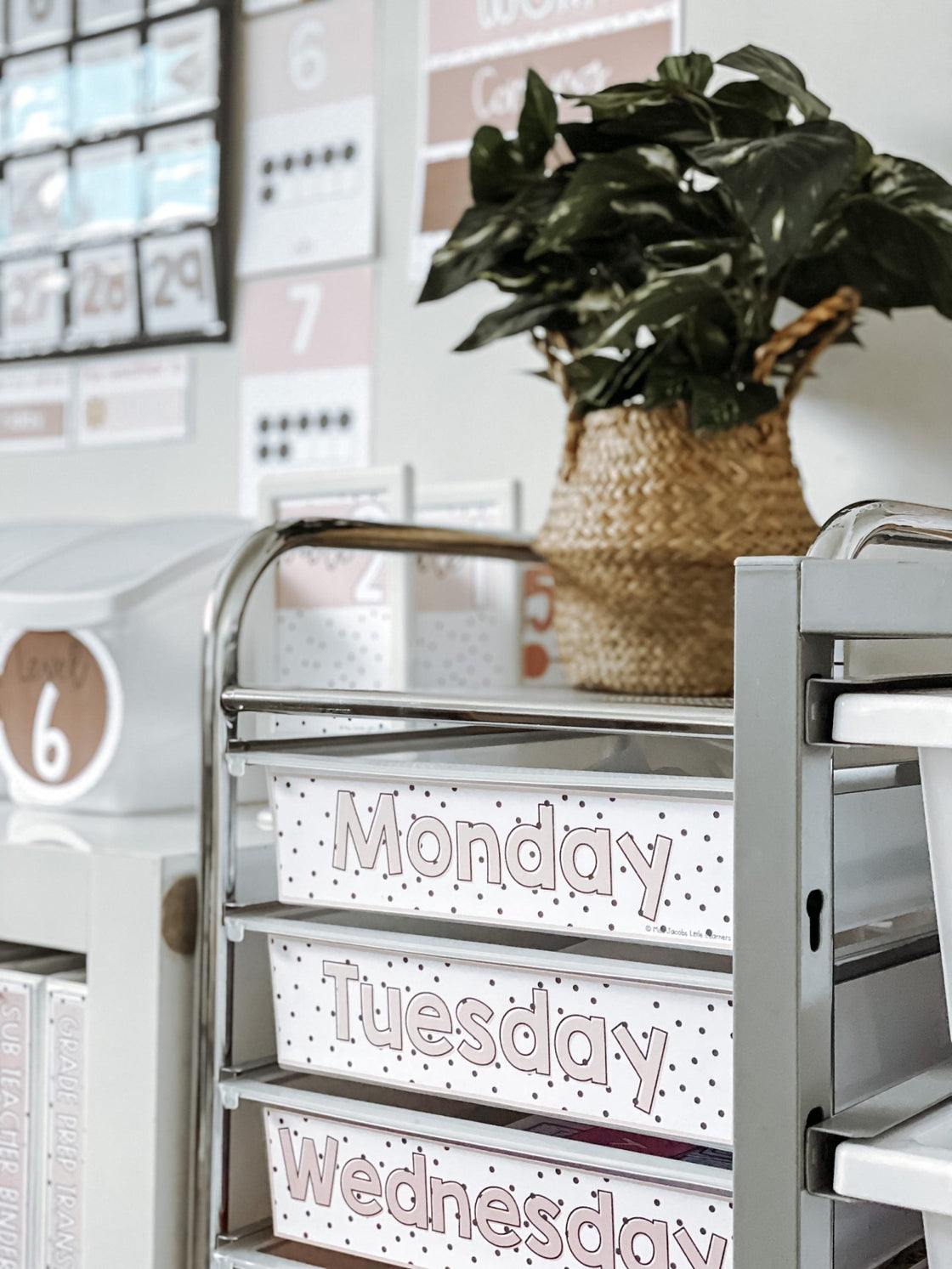 TEACHER TROLLEY LABELS | SPOTTY NEUTRALS | EDITABLE - Default Title ...