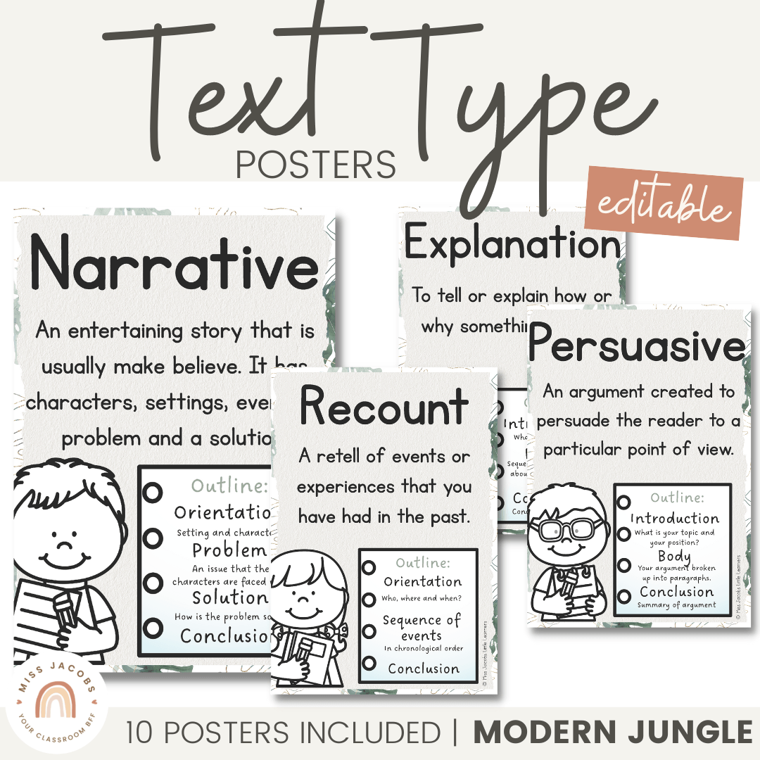 Modern Jungle Classroom Collection - Miss Jacobs Little Learners Page 6 ...