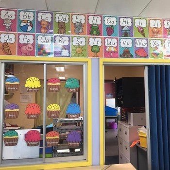 VIC Font Alphabet Posters | Polka Dot