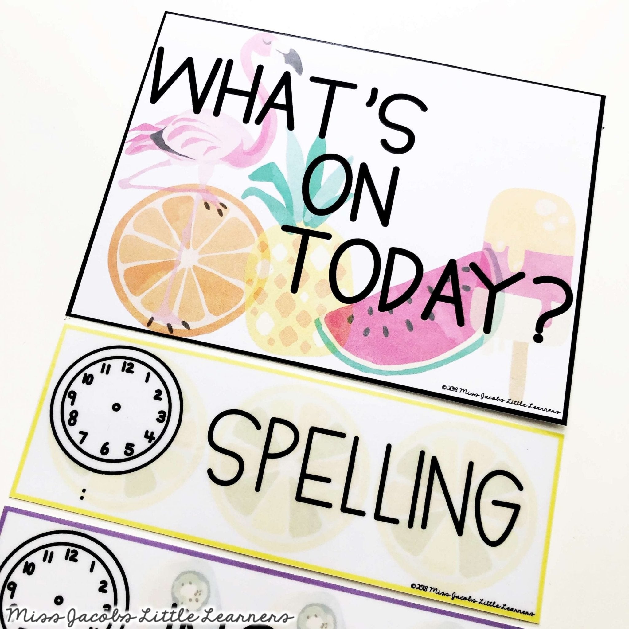 Visual Timetable – Page 3 – Miss Jacobs Little Learners