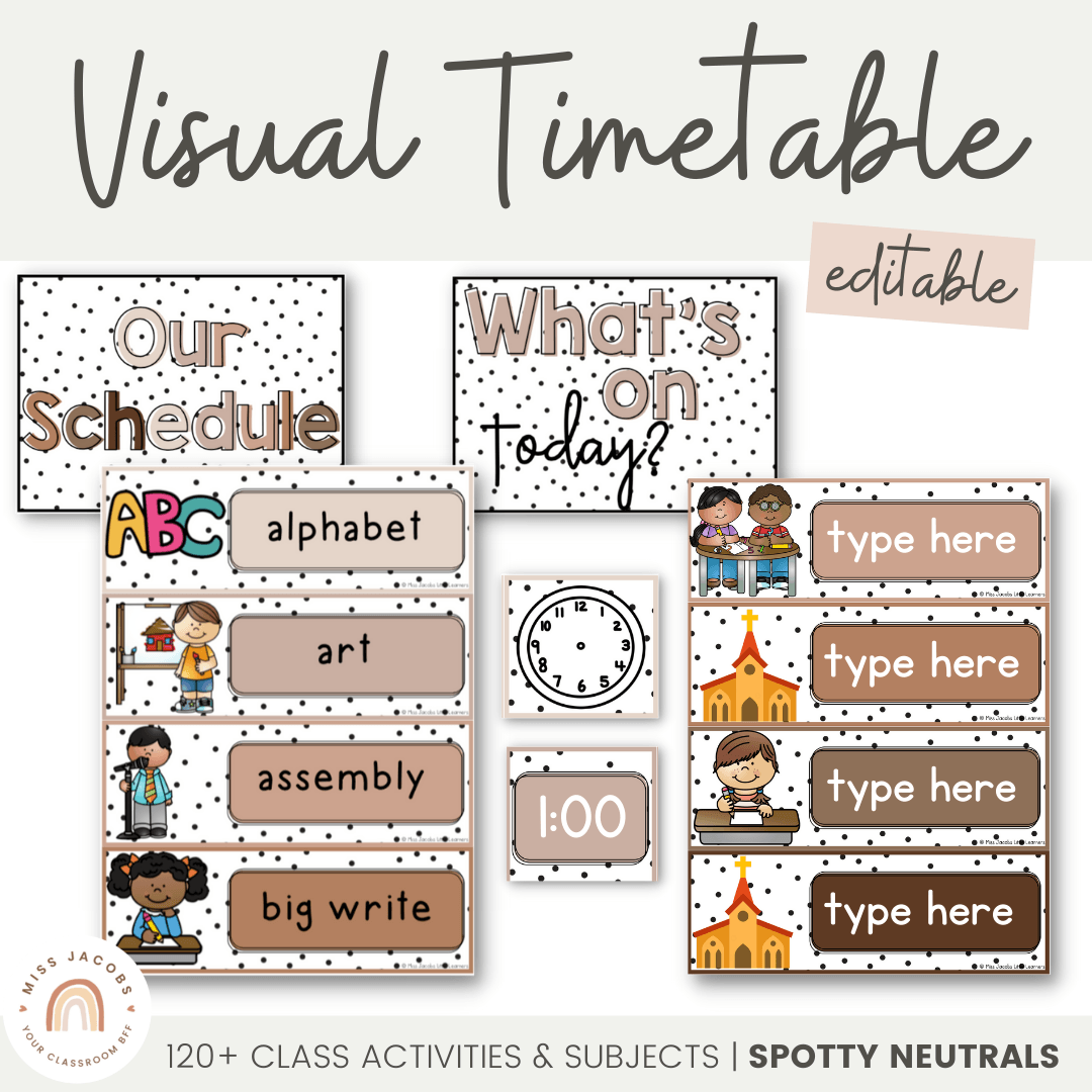 Visual Timetable – Page 2 – Miss Jacobs Little Learners