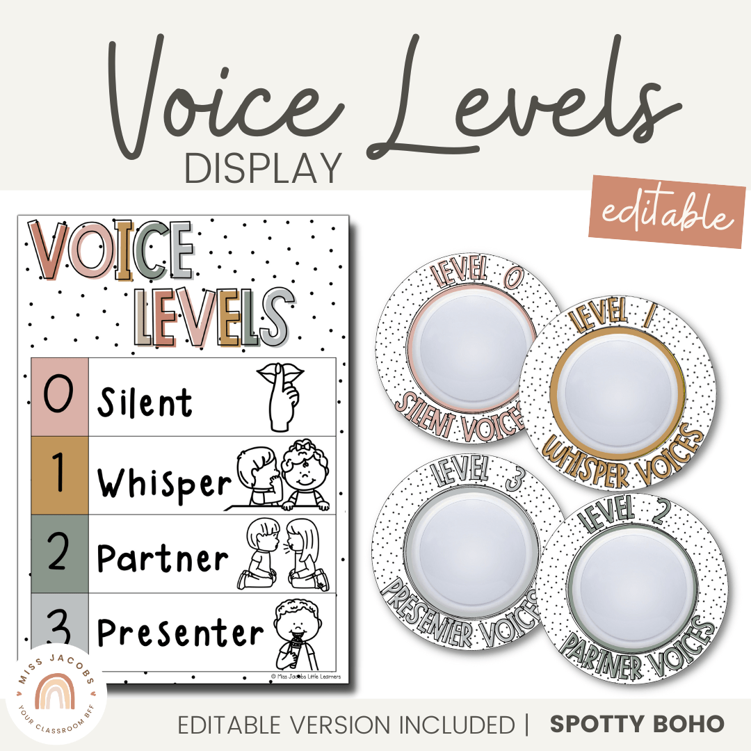 Voice Level Display - Miss Jacobs Little Learners - Miss Jacobs Little ...