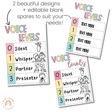 Voice Level Display - Miss Jacobs Little Learners - Miss Jacobs Little ...