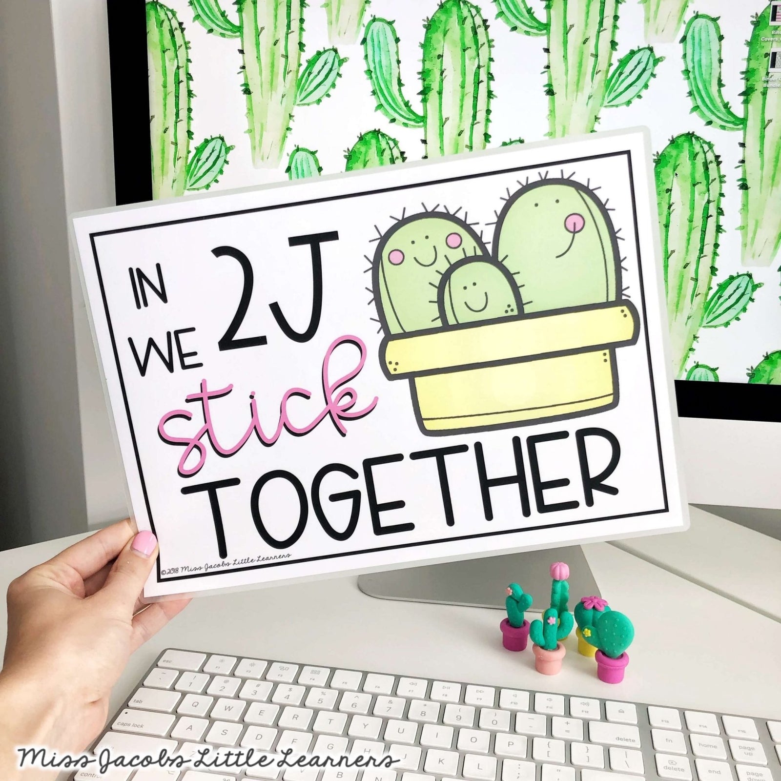 Welcome Sign | Classroom Decor | Cactus Theme