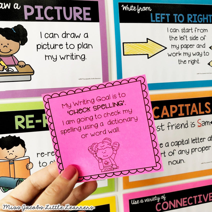 Student Student Goal Setting Template - Miss Jacobs Little Learners ...