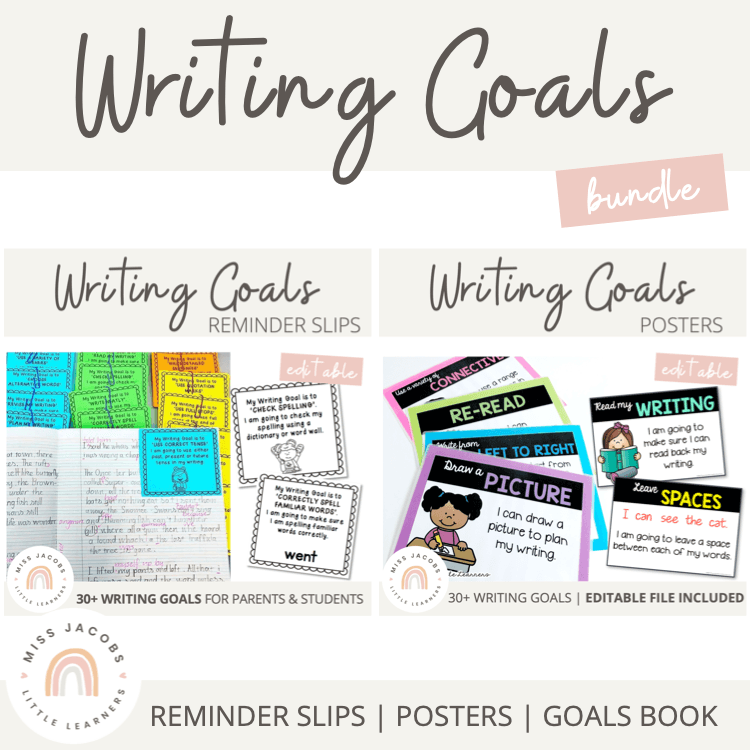 Writing Goals Bundle