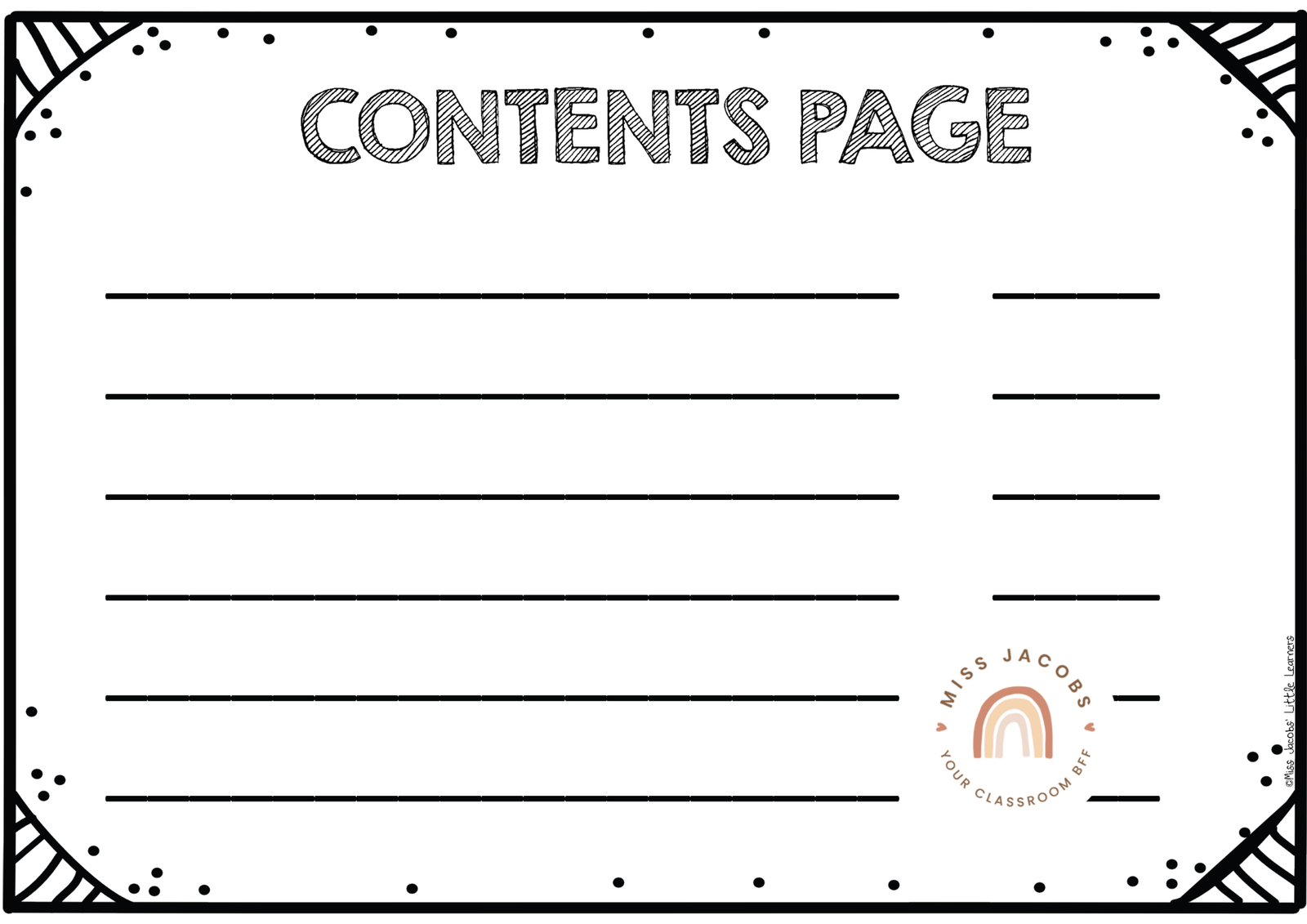 Writing Templates Bundle