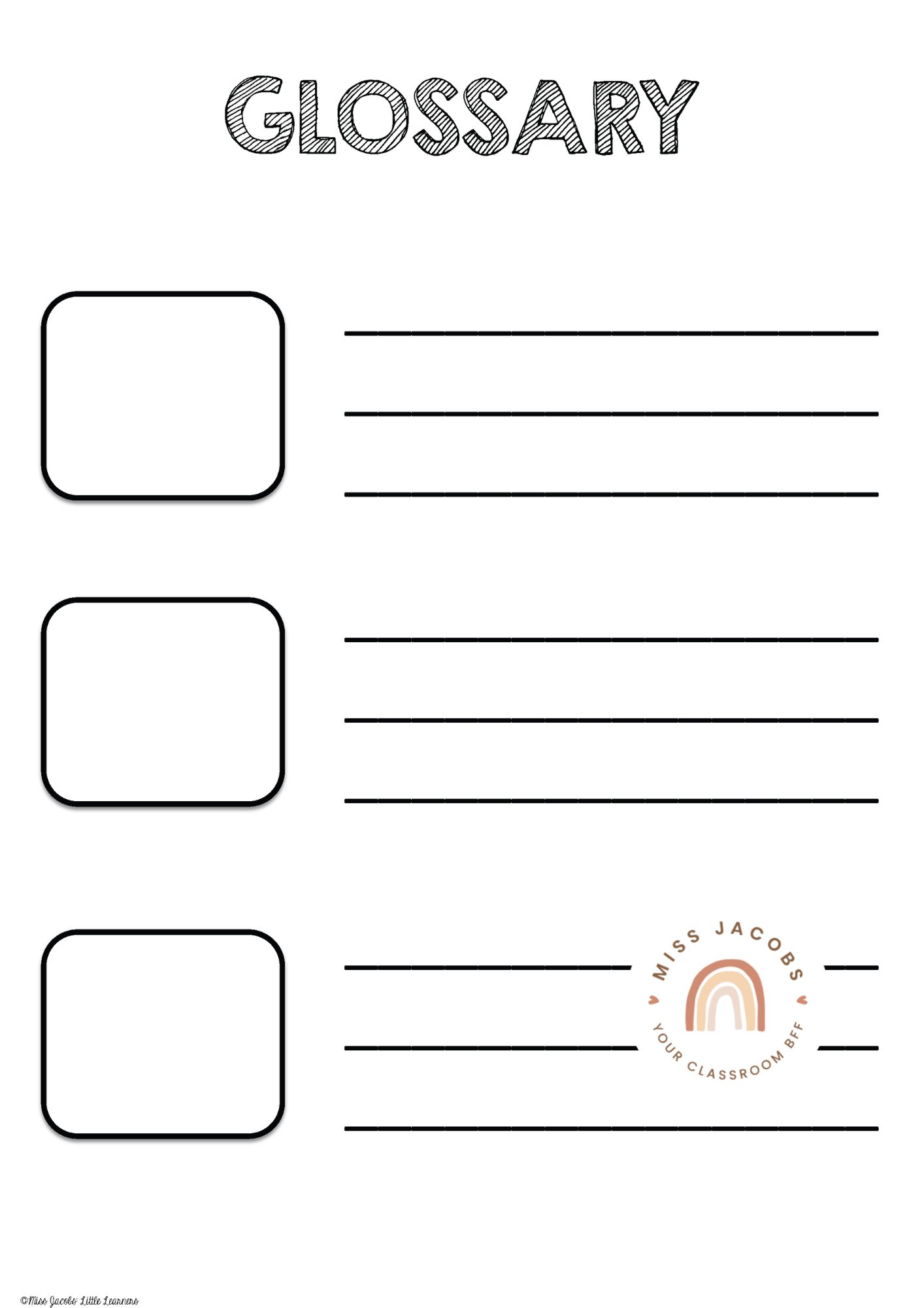 Writing Templates Bundle – Miss Jacobs Little Learners